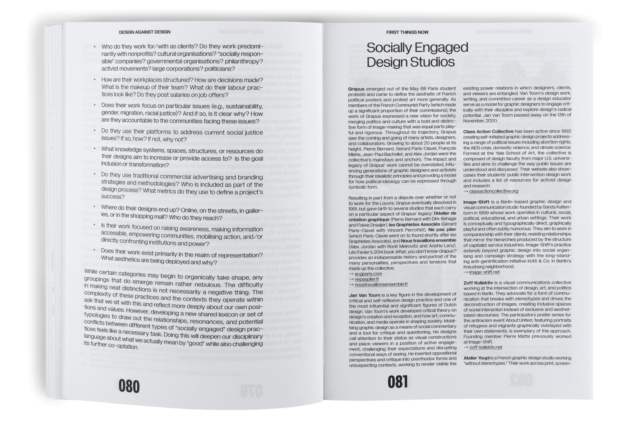Design Against Design - Set Margins'